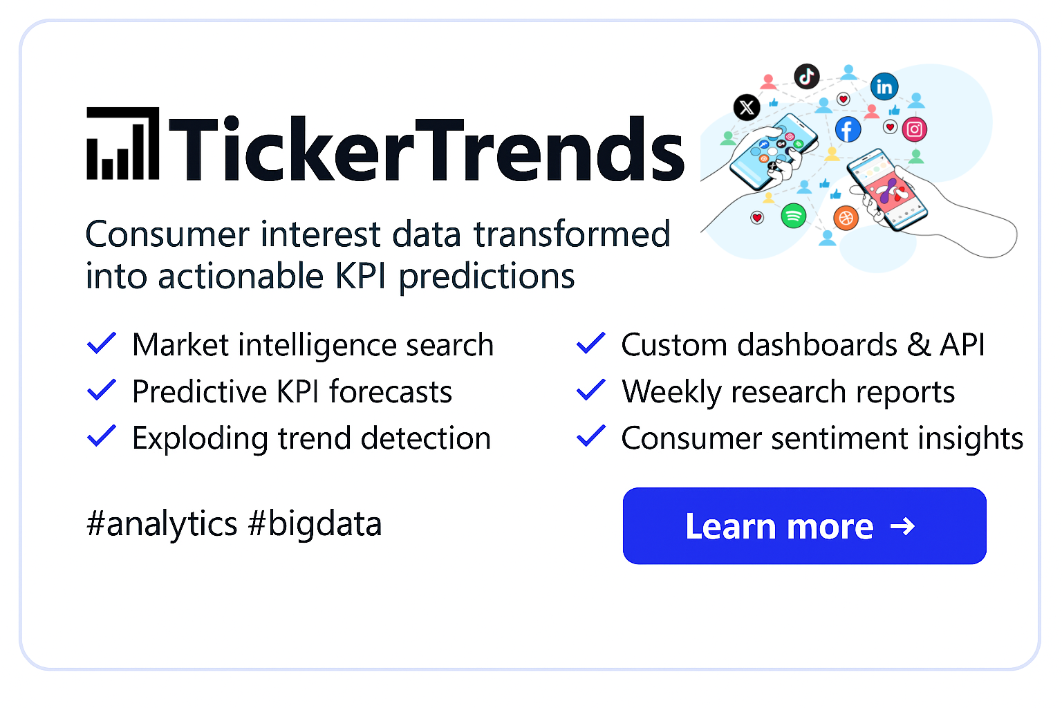 TickerTrends - Alternative Data Platform for Smart Investors